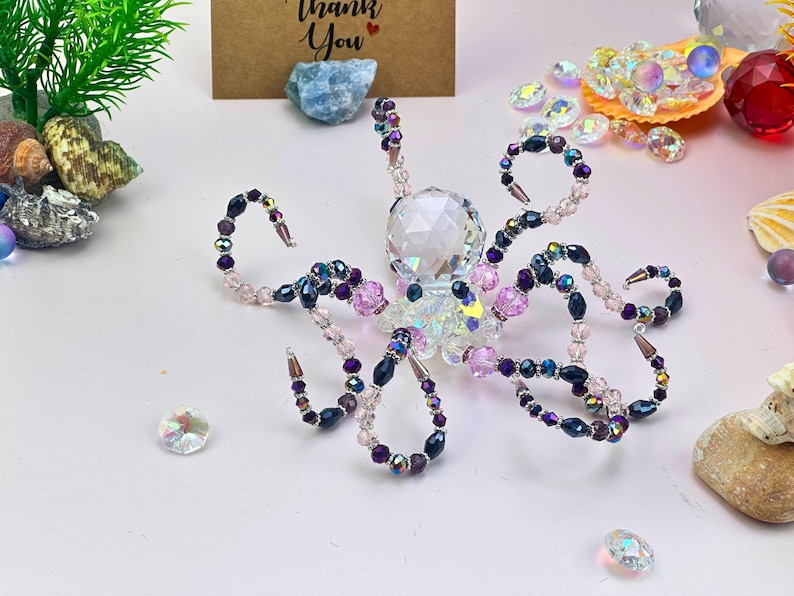 Octopus Suncatcher DIY Kit - Create Your Own Unique Ocean Decor - Etsy