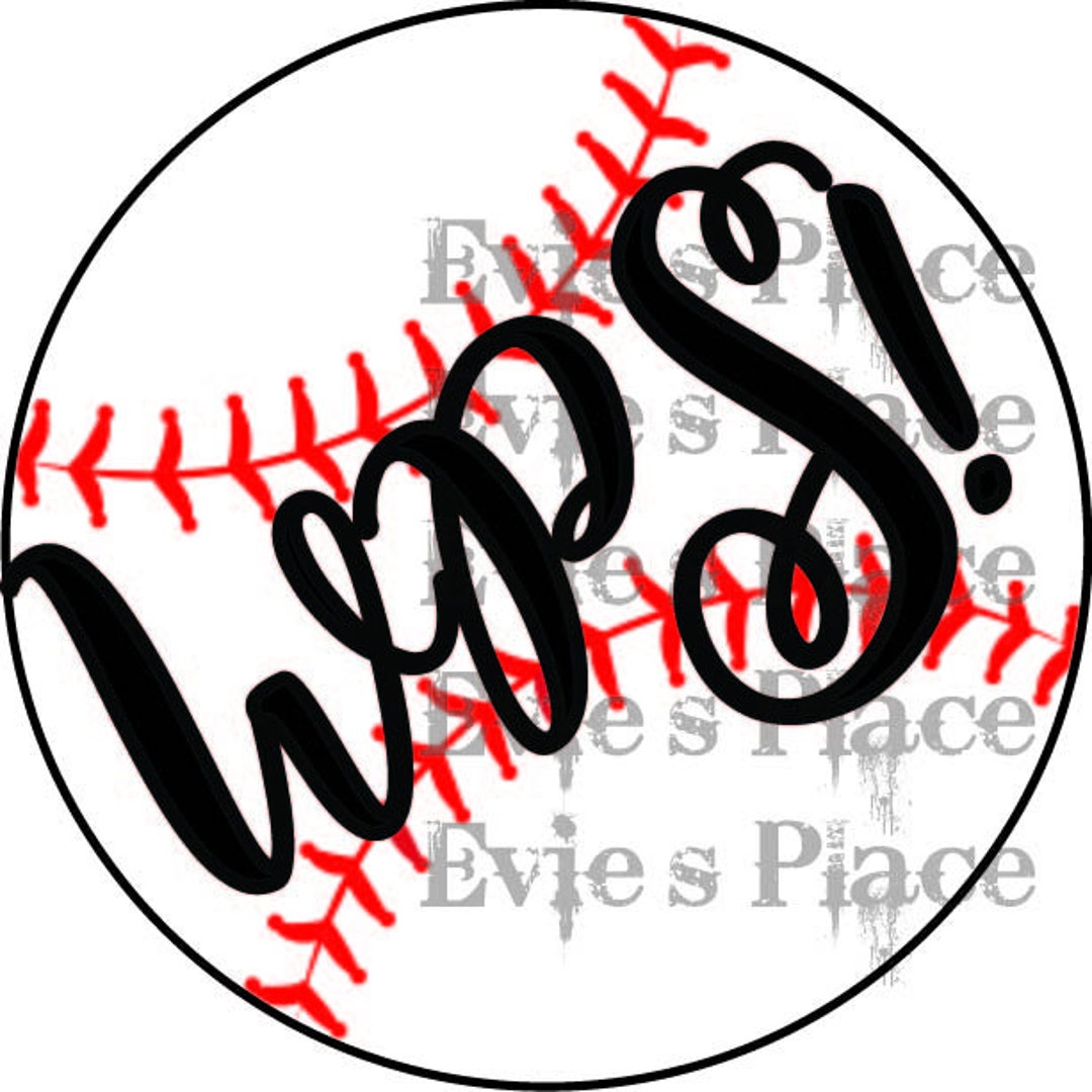 WPS Baseball Design (digital File) - Etsy
