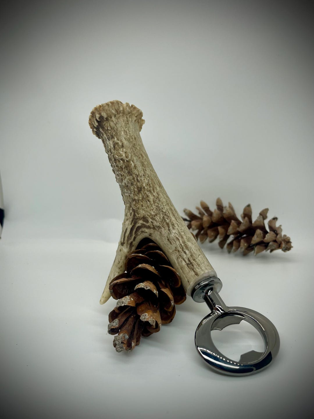 Heavy Duty Deer Antler Bottle Opener Groomsmen Gift Deer Hunter Cabin ...