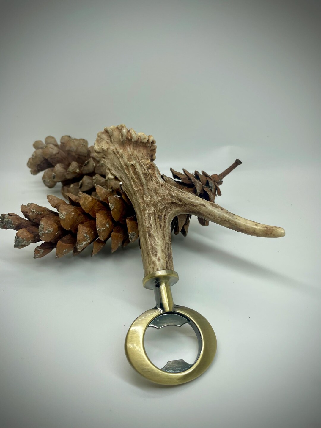 Heavy Duty Deer Antler Bottle Opener Groomsmen Gift Deer Hunter Cabin ...