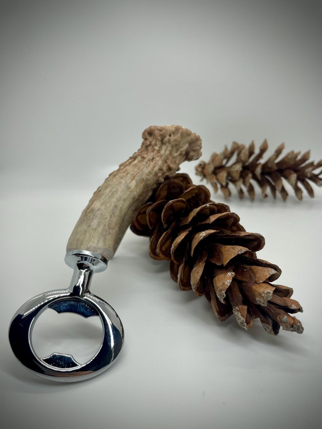 Heavy Duty Deer Antler Bottle Opener Groomsmen Gift Deer Hunter Cabin ...