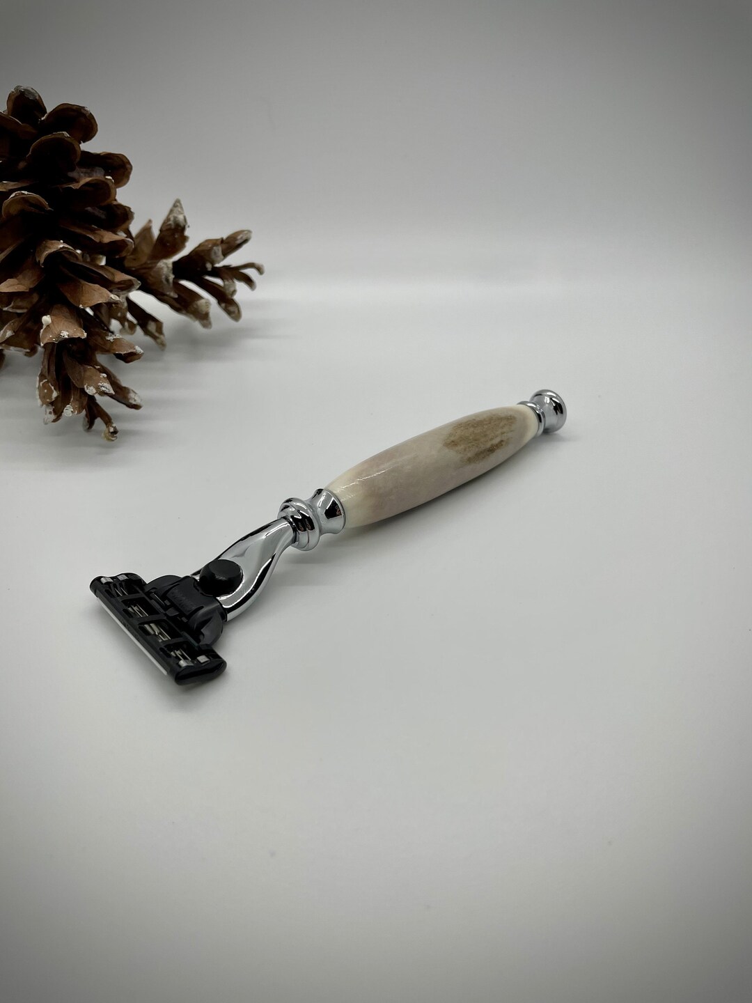 Deer Antler Handle Razor - Etsy