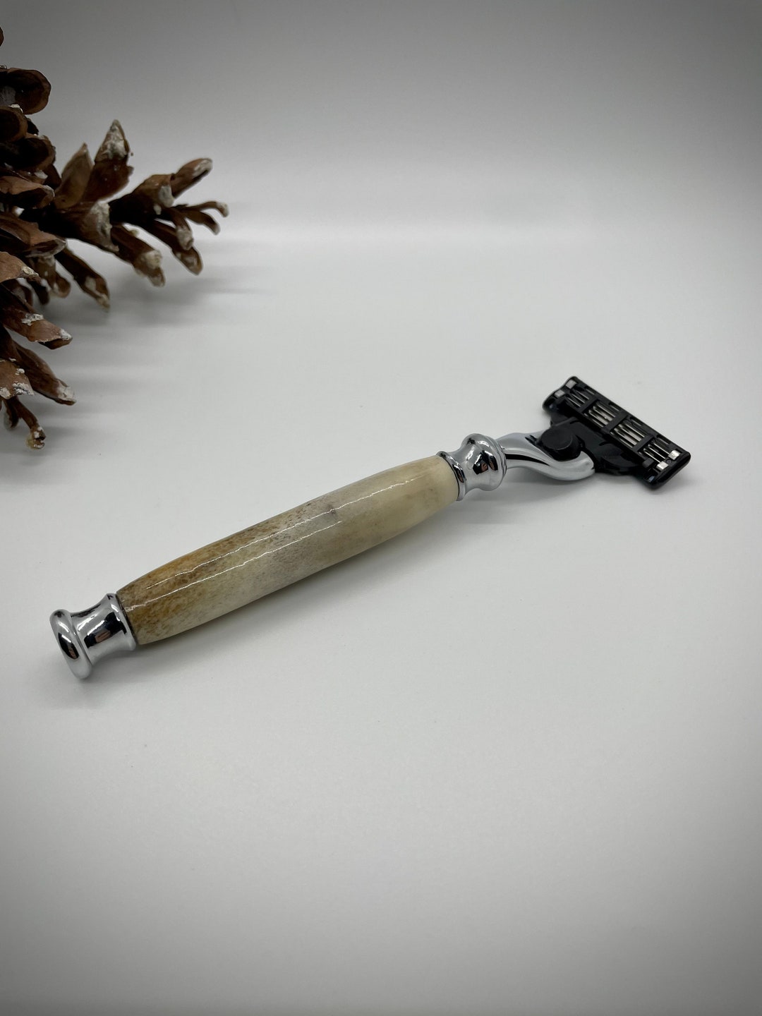 Deer Antler Handle Razor - Etsy