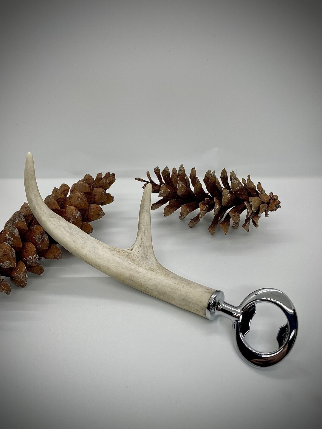 Heavy Duty Deer Antler Bottle Opener Groomsmen Gift Deer Hunter Cabin ...