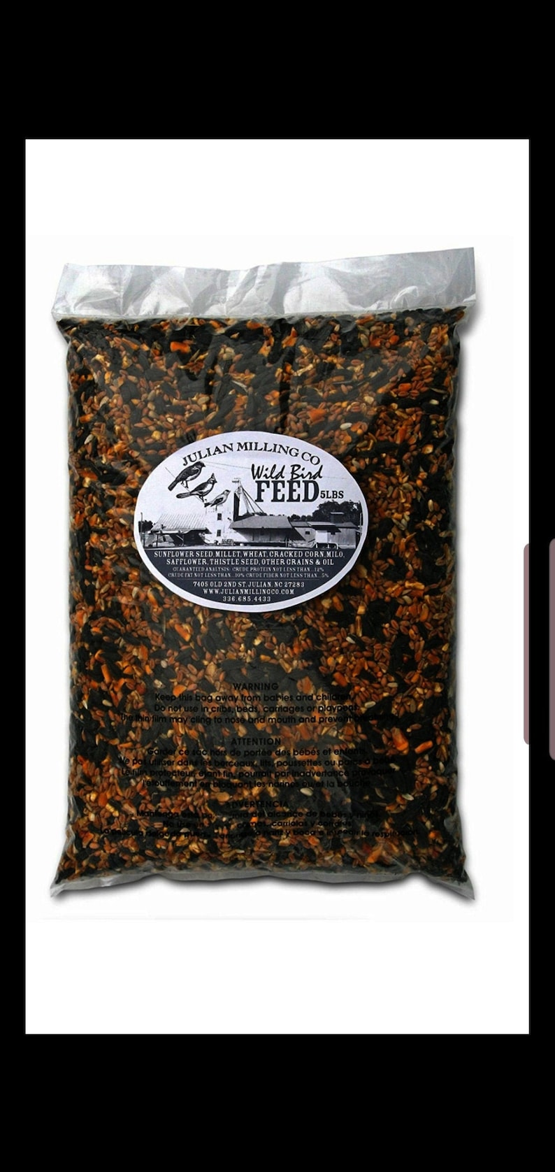 7 Grain Bird Seed Blend – Hand Mixed, 5 Lb Bag - Etsy
