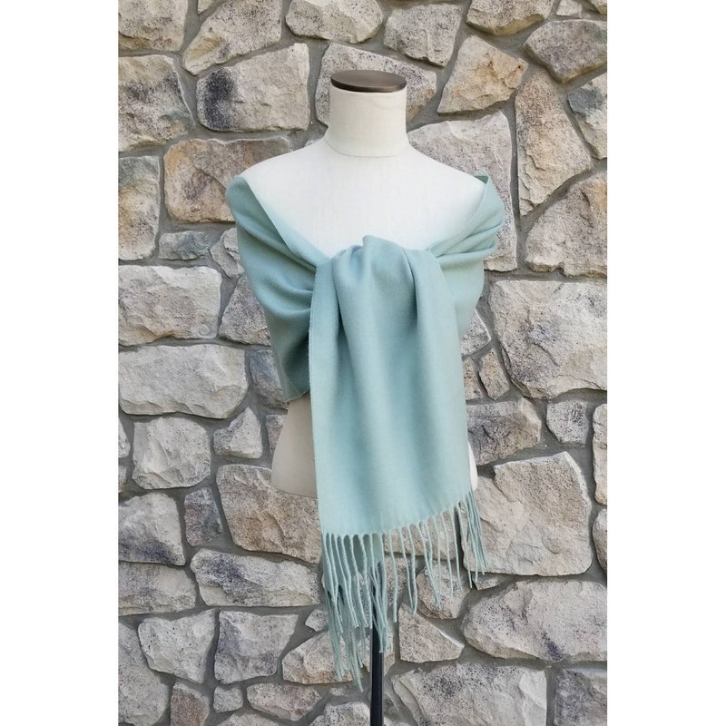 Scarf Mint Green - Etsy