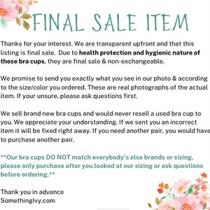 Choose Color- Seamless Foam Bra Cups With No Edge/non-serge - Foam Bra ...