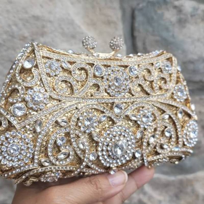 Rhinestone Clutch Bags for Women - Etsy