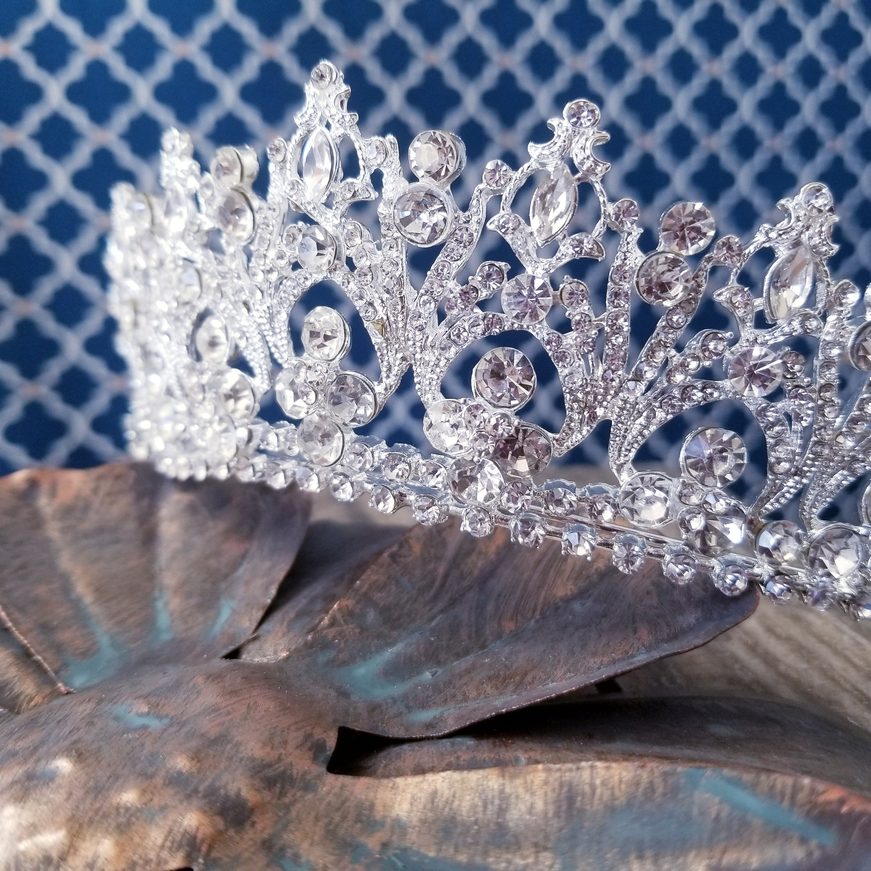 Fast Ship 2 Silver Tiarasilver Crystal Tiara Silver | Etsy