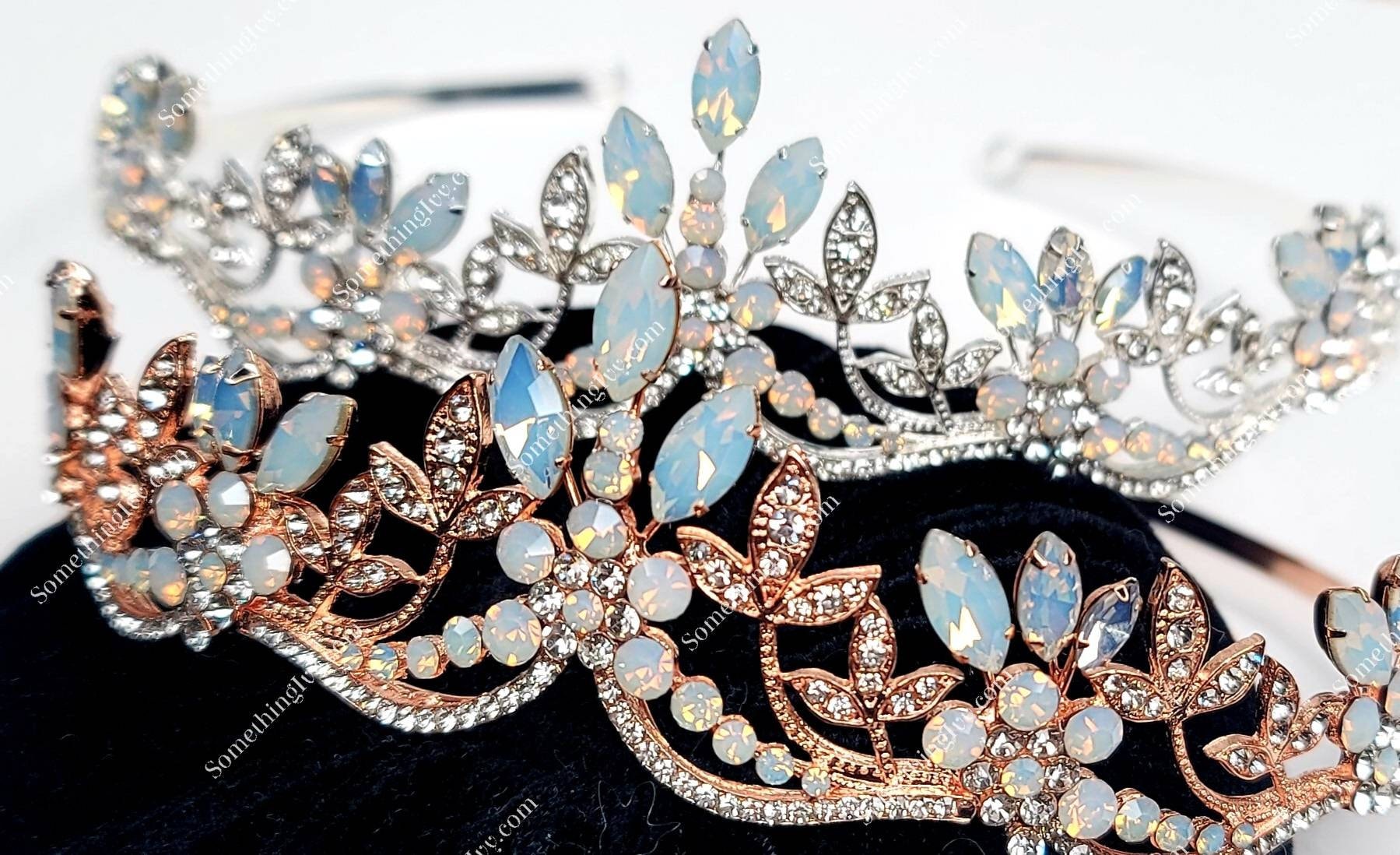 Fast Ship Opal/silver Queen Crown Opal Silver Quince - Etsy