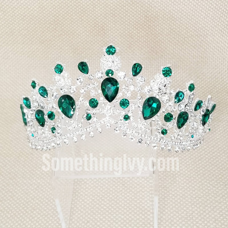 Emerald Tiara - Etsy