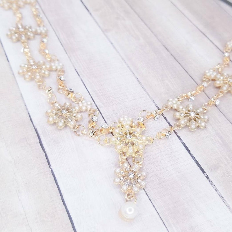 Bridal Forehead Band - Etsy