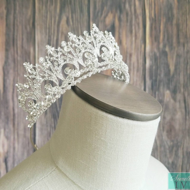 Silver Tiara - Etsy