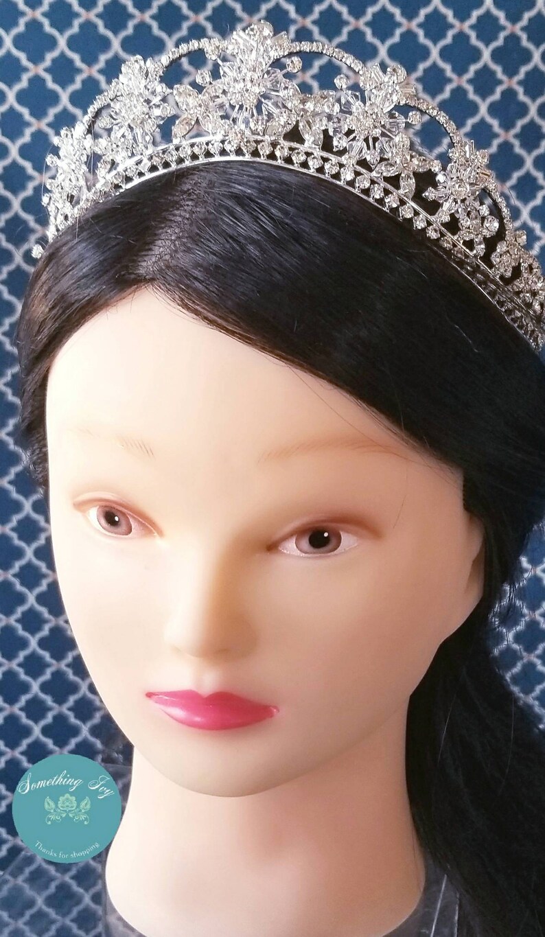 Silver Contoured Tiara, Silver Headband, Silver Hair Tiara, Silver ...