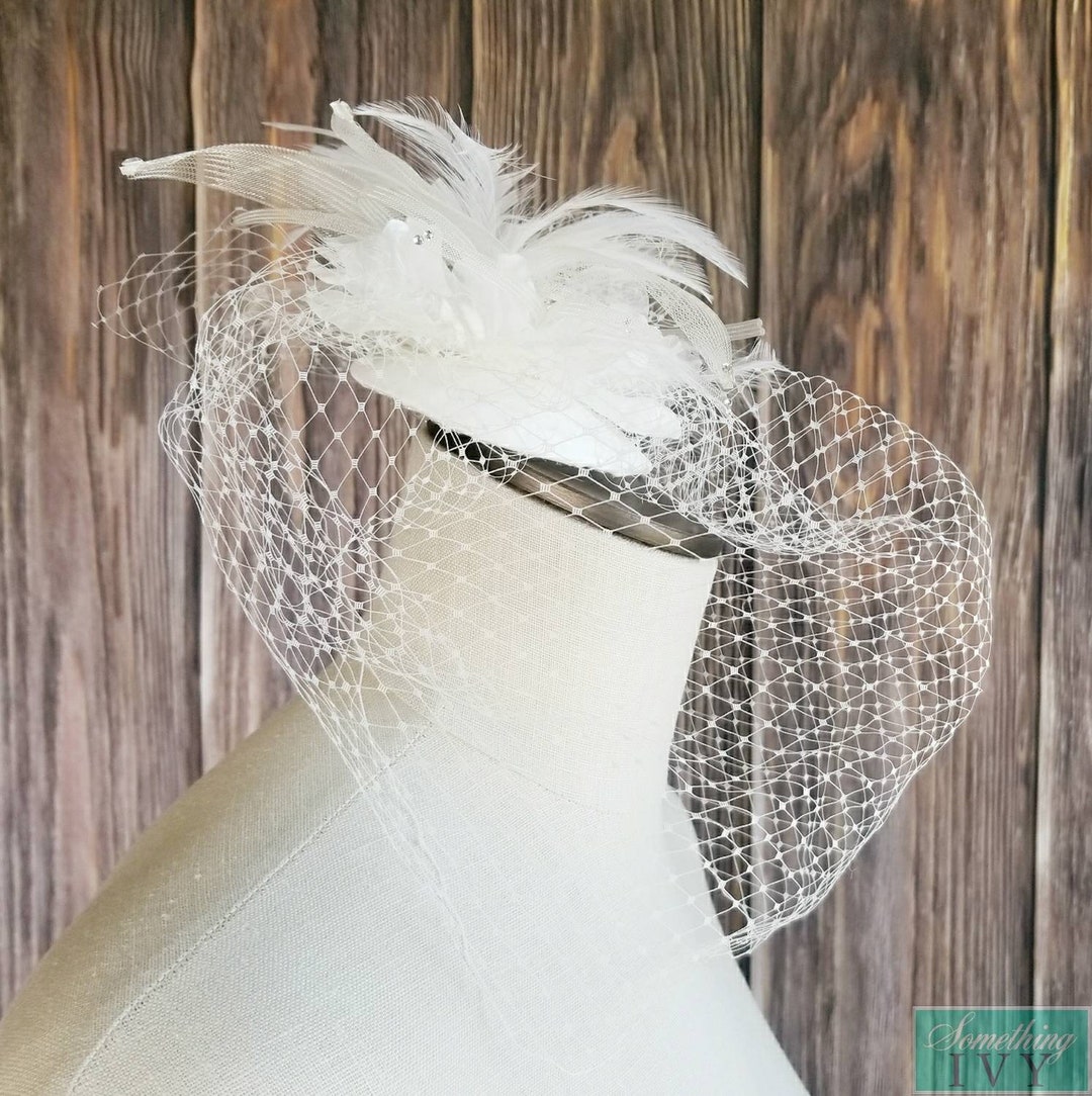 Fast Ship - Birdcage Veil - Net Face Blusher, Netting Face Veil ...