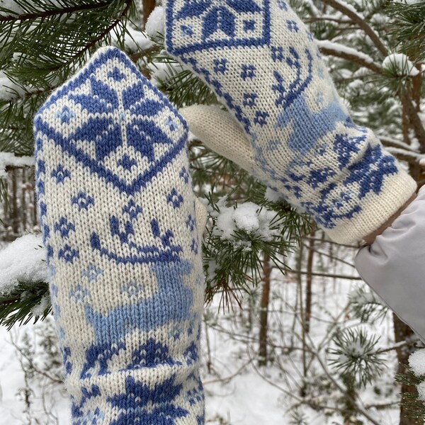 Scandinavian Mittens - Etsy