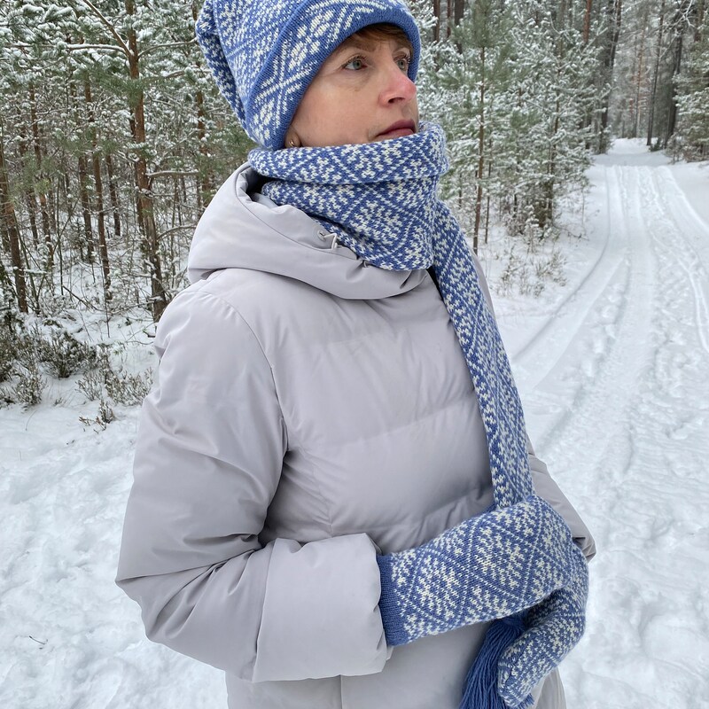 Snowflake Scarf - Etsy