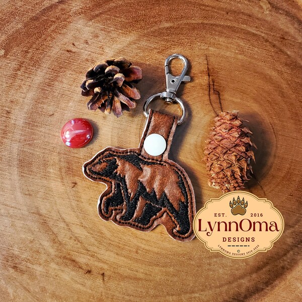 Bear Key Chain - Etsy