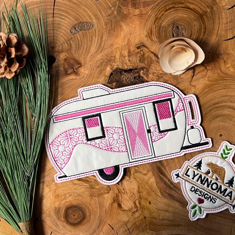 Camper Embroidery - Etsy