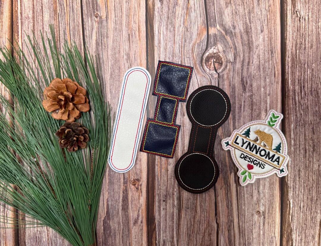 Digital File. Embroidered Magnetic Bookmark Blanks Designs for Machine ...