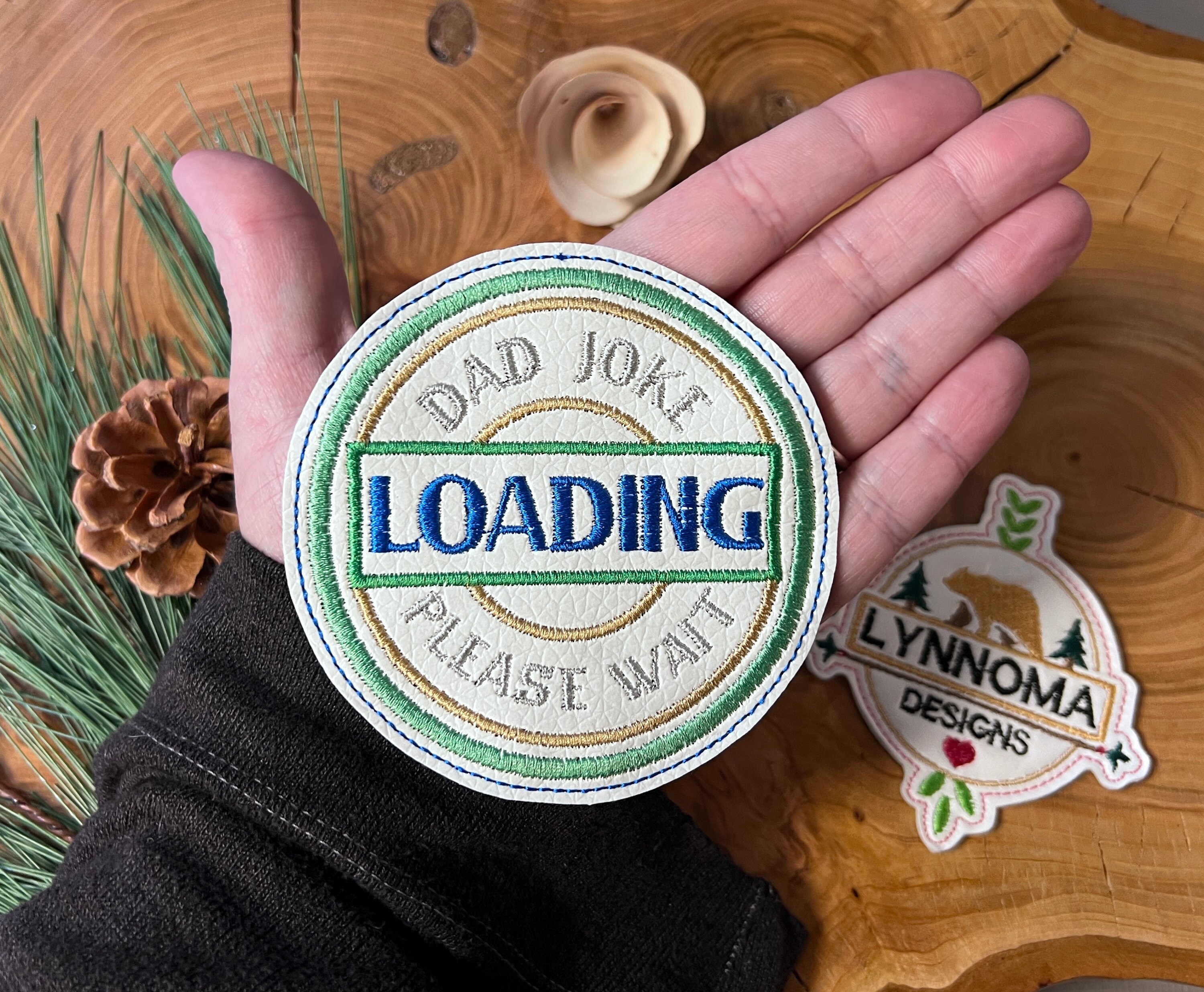 Dad Joke Loading Coaster: Father's Day Embroidery Design (digital File ...