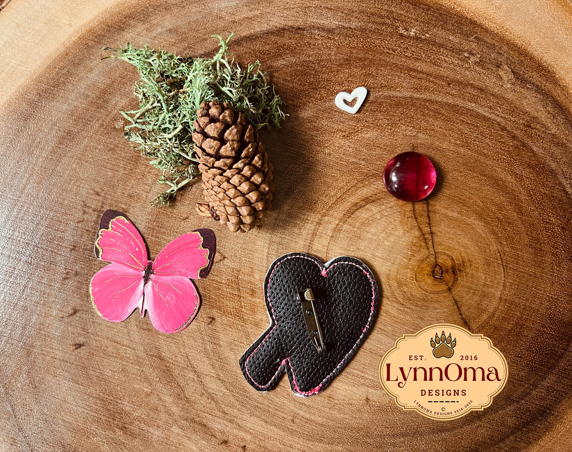 Digital File Embroidered Hope Heart Ribbon Pin Design for - Etsy