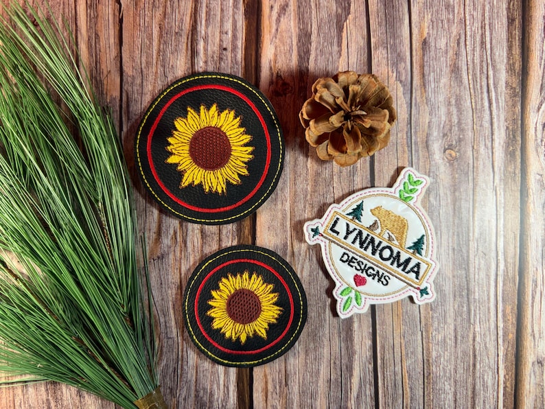 Digital File. Embroidered Canning Jar Lid Cover Sunflower Design for ...