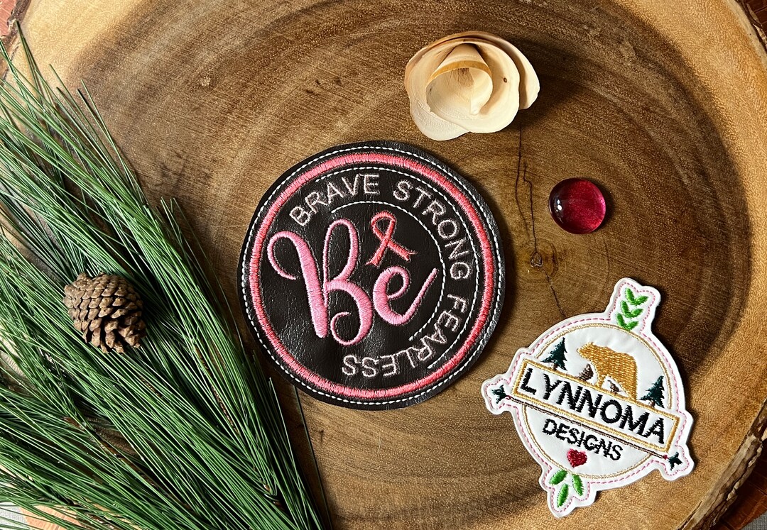 Digital File ~ Embroidered Be Strong Coaster Design for Machine ...