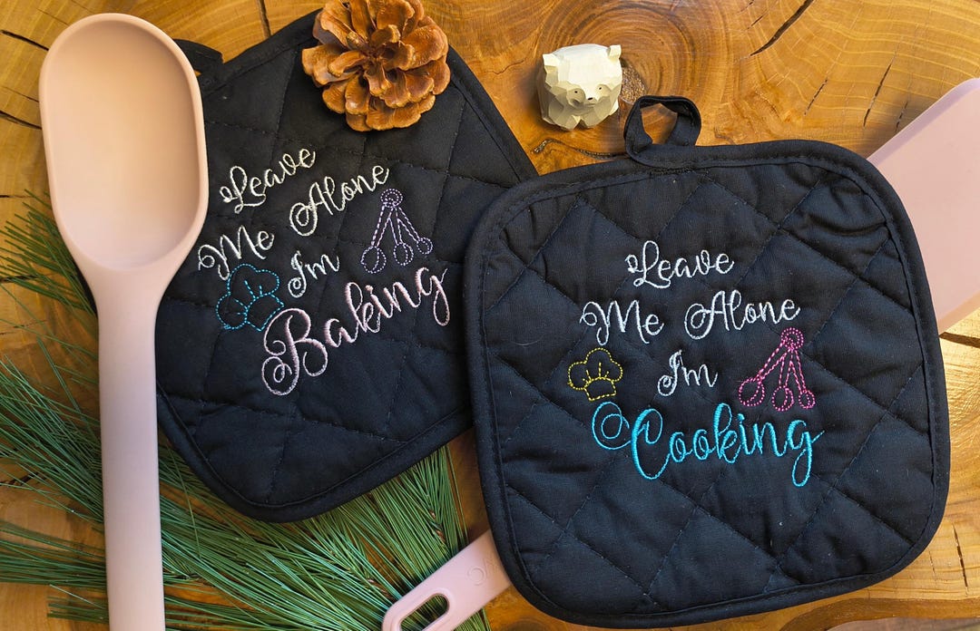 Digital File~ Embroidered Fun Kitchen Cooking Designs for Machine ...