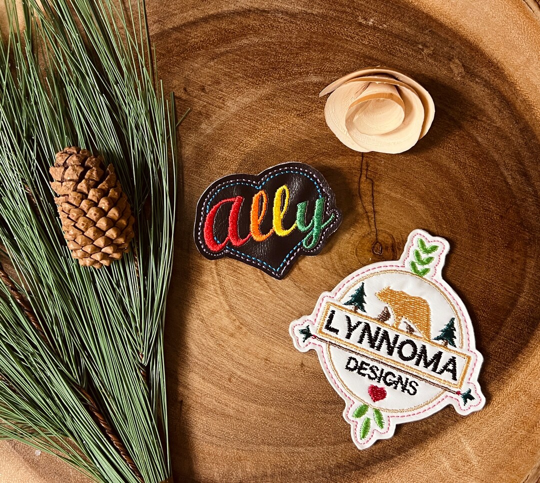 Embroidered Ally LGBTQ Pin Design: 4x4 Hoop (digital File) - Etsy