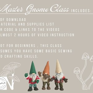 Gnome Master Class - Standing Gnome , PDF Pattern, How-to, Do It ...