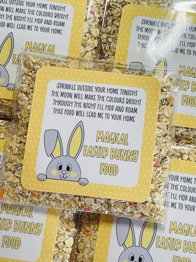 Magic Easter Bunny Food Easter Gift Easter Bunny Food - Etsy UK