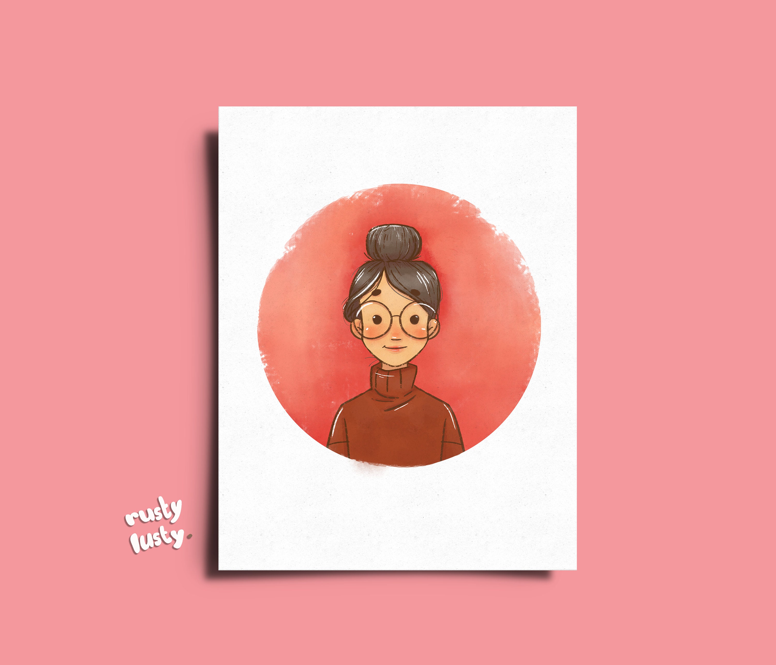 Cute Custom Digital Portrait PersonalizedDigital Portrait | Etsy