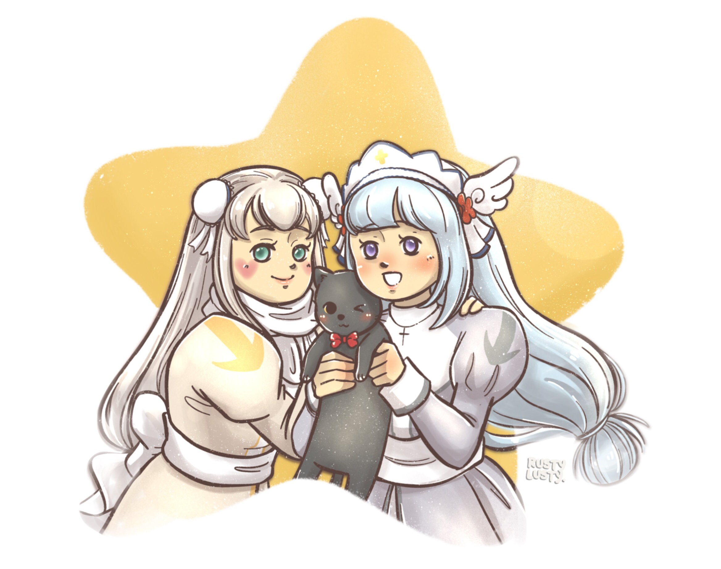 Cute Custom Digital Portrait Personalized Digital Portrait - Etsy