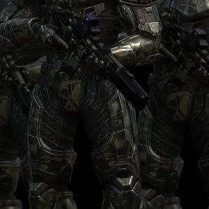3D Mesh Model of a Super Soldier | Blender File - Etsy