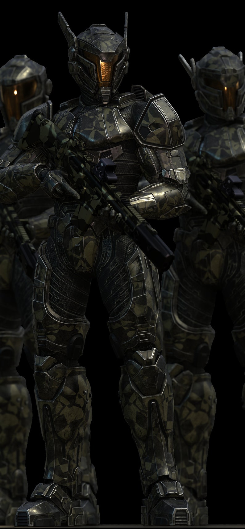 3D Mesh Model of a Super Soldier Blender File - Etsy