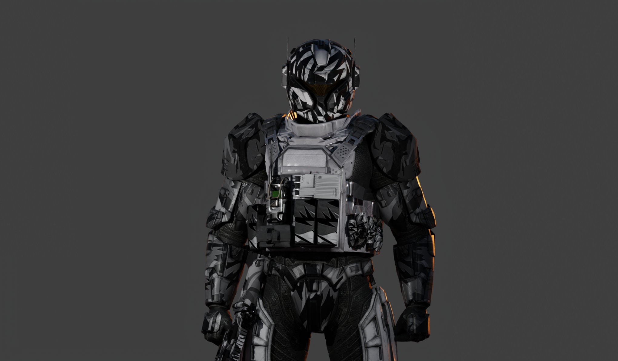 3D Mesh Model of a Super Soldier Blender File - Etsy