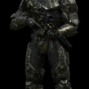 3D Mesh Model of a Super Soldier | Blender File - Etsy