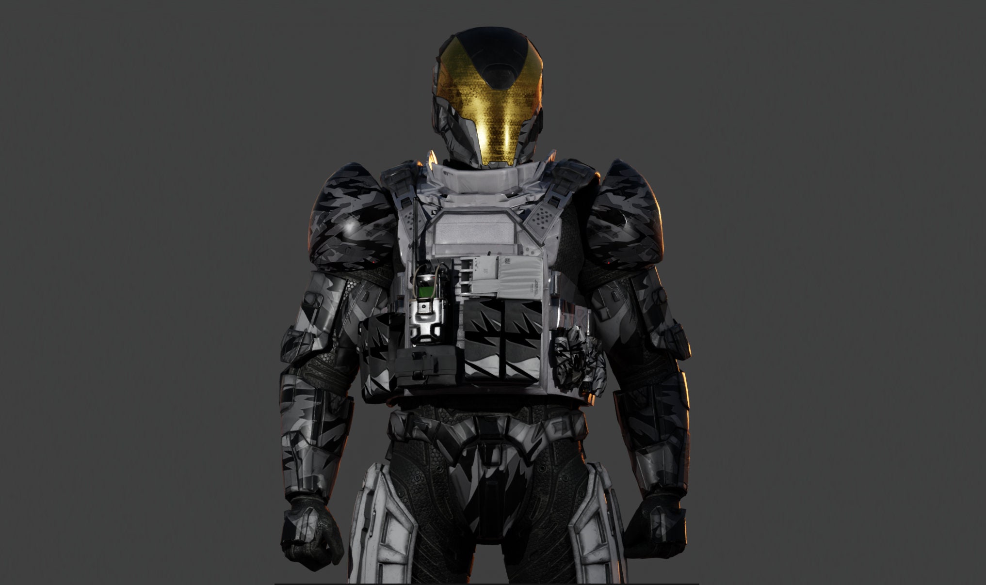 3D Mesh Model of a Super Soldier Blender File - Etsy