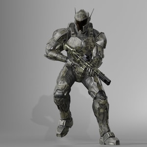 3D Mesh Model of a Super Soldier | Blender File - Etsy