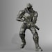 3D Mesh Model of a Super Soldier | Blender File - Etsy
