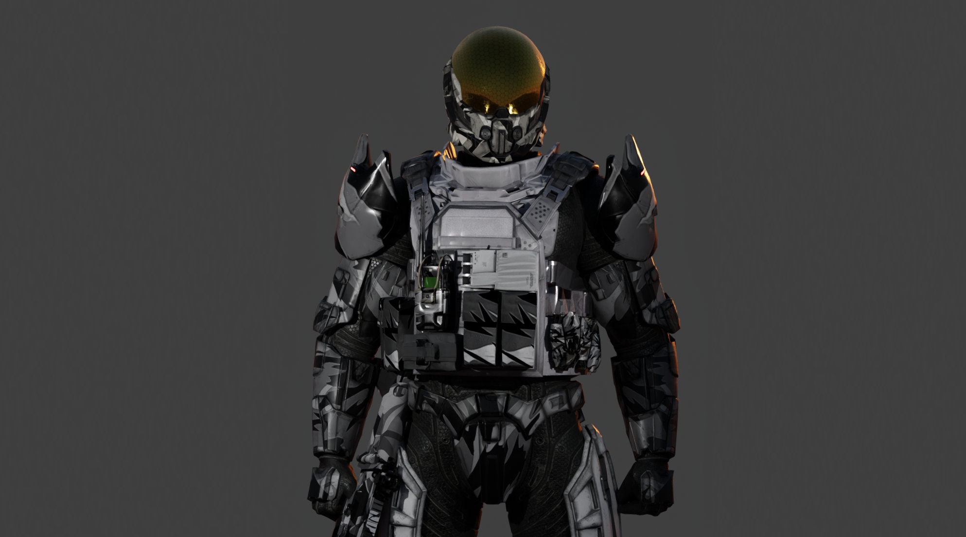 3D Mesh Model of a Super Soldier Blender File - Etsy