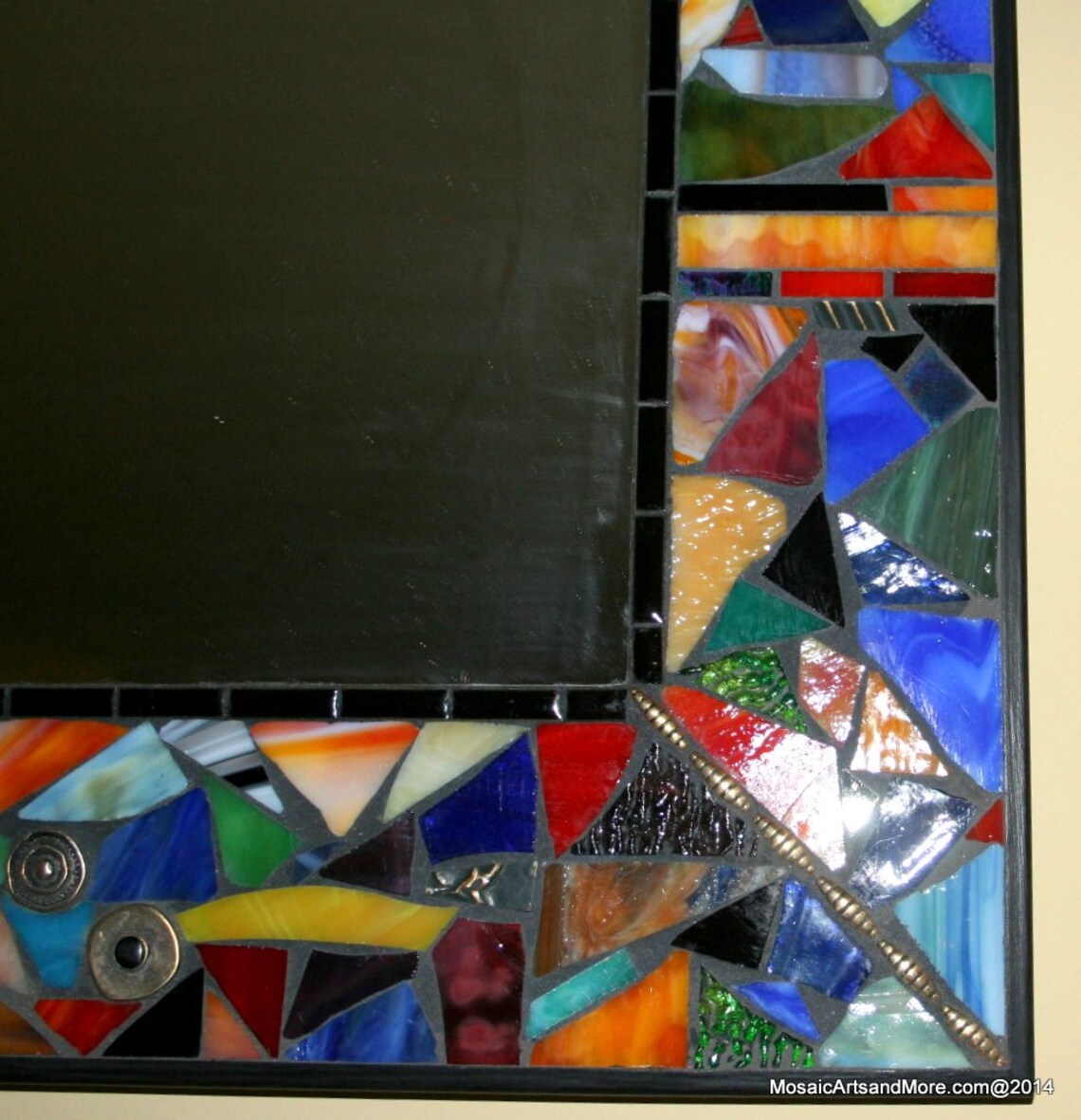 18 Stained Glass Mosaic Mirror in wild Thing | Etsy