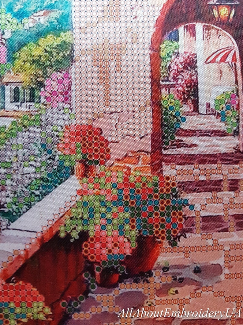 Bead embroidery kits Seascape Beach Scene needlepoint kit | Etsy