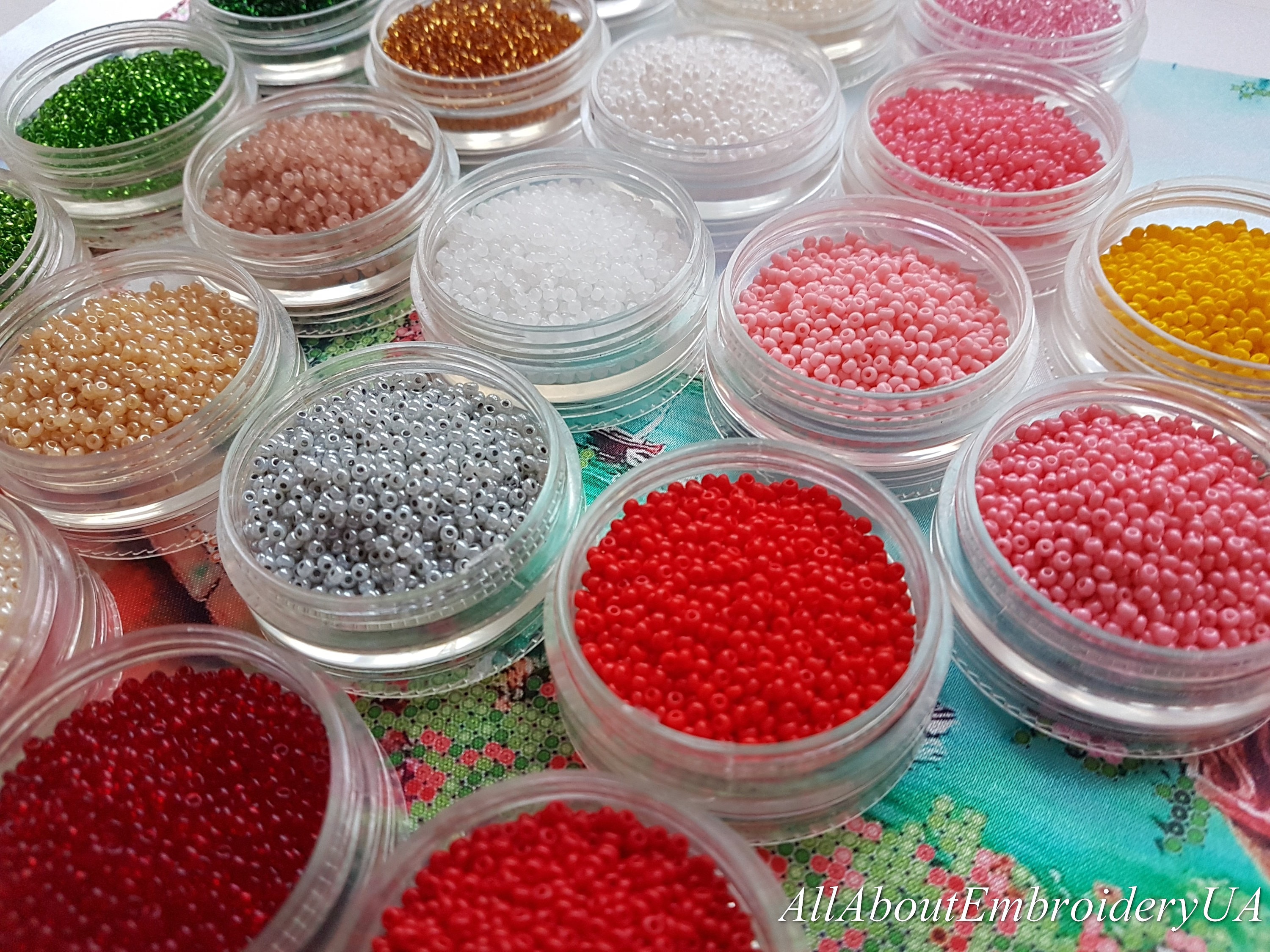 Bead embroidery kit Summer Seascape beadpoint kit Seashore | Etsy