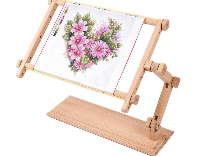 Needlework Floor-standing Type Stand With Adjustable Frame Made of ...