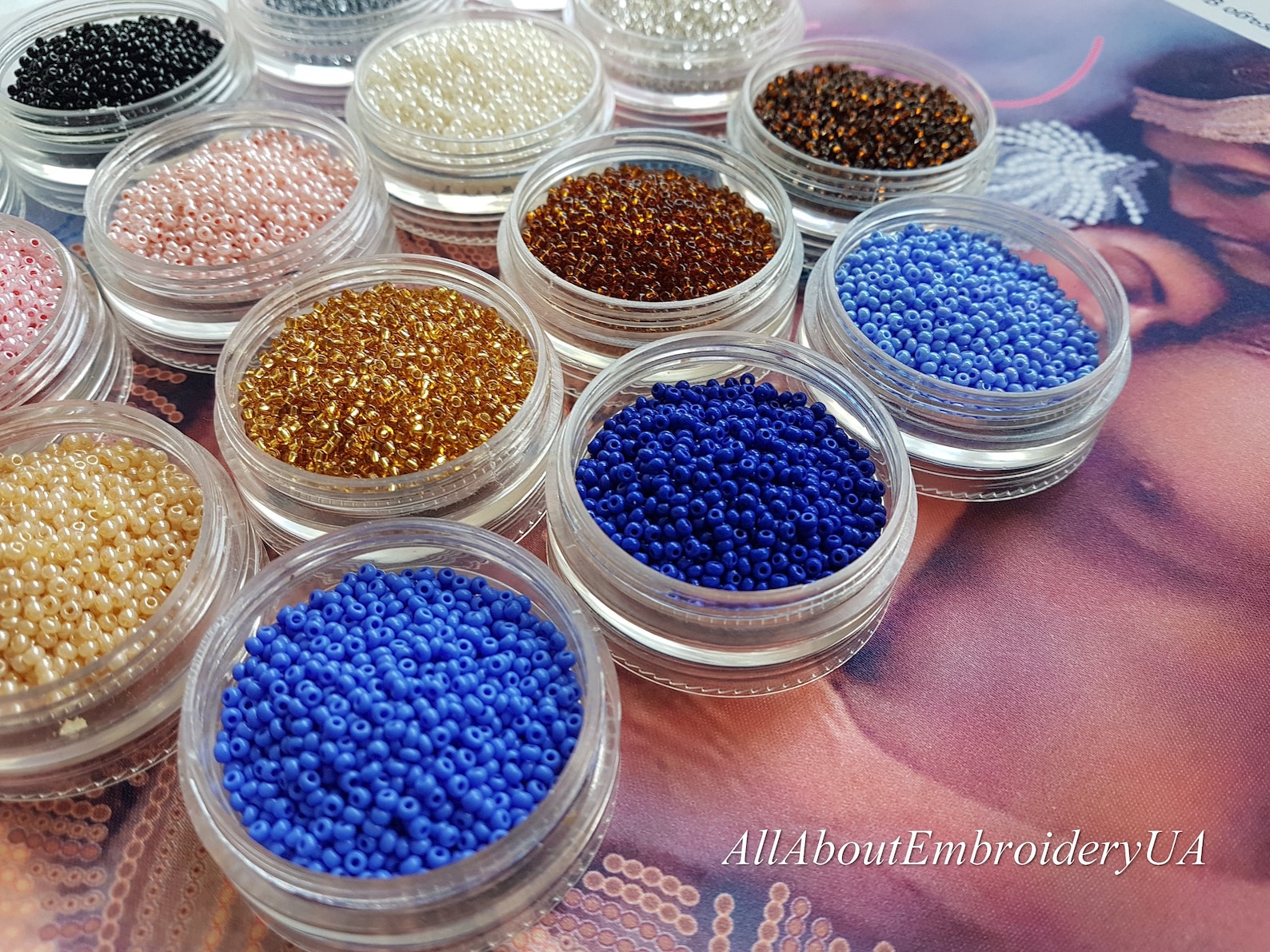 Native American Bead Embroidery Kit Indian Couple in Love | Etsy