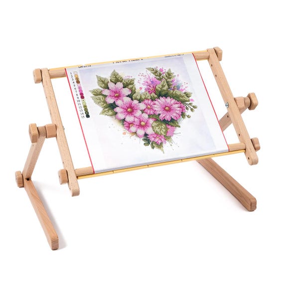 Lowery Stand Cross Stitch Adjustable Embroidery Hoop Stand - Cross ...