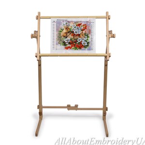 Needlework Floor-standing Type Stand With Adjustable Frame Made of ...