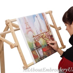 Needlework Floor-standing Type Stand With Adjustable Frame Made of ...